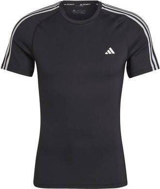 adidas Herren Shirt Techfit 3-Streifen Training