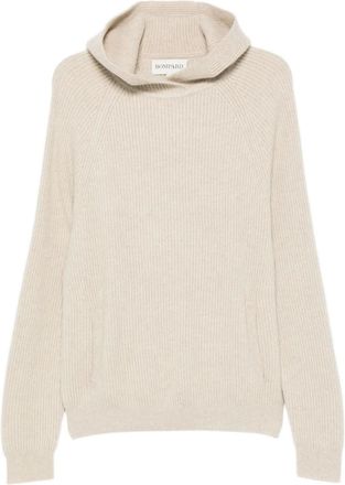 Eric Bompard hoodie à bords côtelés - Tons neutres