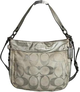 Coach Sac bandouli&egrave;re Sufflette Signature Pre-owned - Femme - Pre-owned - Gris - Taille: ONE Size