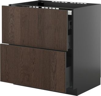 IKEA METOD / KNIVSHULT Unterschr.f Kochf/2 Fronten/3 Sch