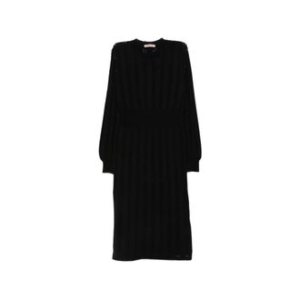 Twinset Femme, Robes, Noir, Taille: 44 FR Robe en maille