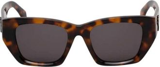 Palm Angels unisex, Accessoires, Brun, Taille: 51 MM Lunettes de soleil