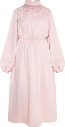 Usha Midikleid Damen Rosa Champagner