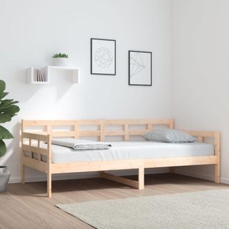vidaXL Lit de jour Bois massif de pin 90x190 cm Vidaxl