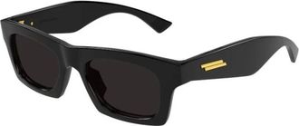 Bottega Veneta unisex, Accessoires, Noir, Taille: 51 MM Square Lunettes de soleil