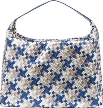 Faina Hobo-Tasche Hobo-Tasche Frauen wei&szlig; blau