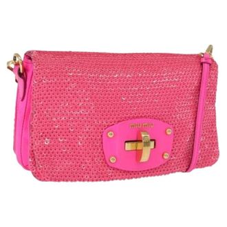 Miu Miu Pre-owned Cuir sacs-ports-paule - Femme - Pre-owned - Rose - Taille: ONE Size