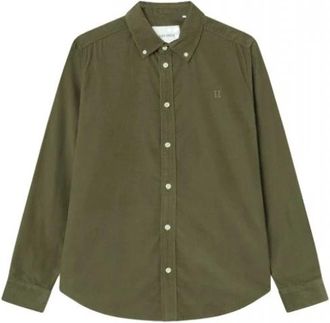 Les Deux Homme, Chemises, Vert, Taille: XL Kristian Corduroy Shirt