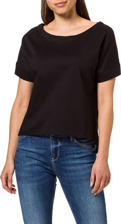 s.Oliver Black Label Damen 150.10.105.12.130.2064594 T-Shirt, True Black, 44