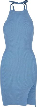 Urban Classics Kleid Neckholder f&uuml;r Damen (Blau)