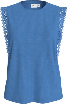 Vila Viotessa O-Neck Cap Sleeve Top
