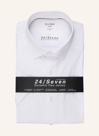Olymp Kurzarm-Hemd Luxor 24/Seven Modern Fit weiss