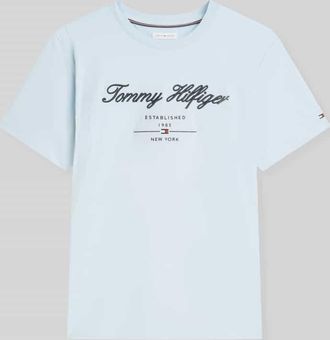 Tommy Hilfiger Regular Fit T-Shirt aus reiner Baumwolle