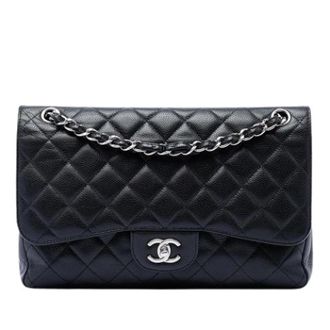 Chanel Pre-owned Quilted Caviar Leather Shoulder Bag - - Pre-owned - Damen - Schwarzk - ONE SIZE