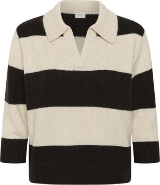Part Two V-Ausschnitt Strickware - - Knitwear - Damen - Beige - XL
