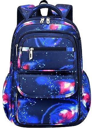 Generic Sac &agrave; dos avec imprim&eacute; ciel &eacute;toil&eacute; pour r&eacute;duire la charge, sac &agrave; dos ouvert pour &eacute;tudiant avec grande capacit&eacute; de style r&eacute;frig&eacute;rateur, sac &agrave; dos de v&eacute;