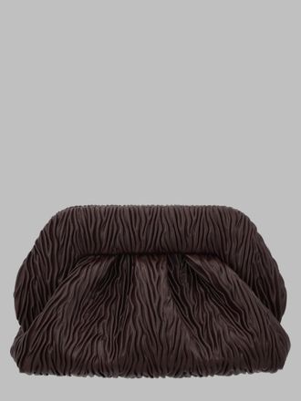 Themoir&egrave; Womens Clutch Bag Bios Medium Brown Cotton