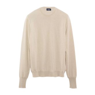 Drumohr Beige Pullover f&uuml;r M&auml;nner - - Knitwear - Herren - Beige - 2XL