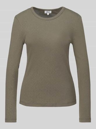 s.Oliver Red Label Longsleeve mit Rollsaum-Details