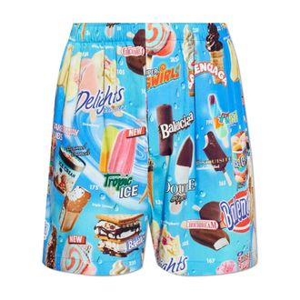Balenciaga Herren, Shorts, Blau, SGr&ouml;&szlig;e