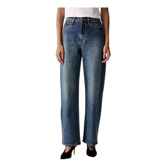 A|X Armani Exchange Femme, Jeans, Bleu, Taille: W25 Jean Coupe Large