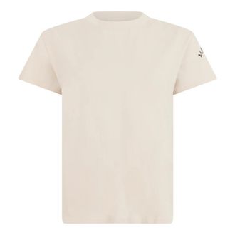 Maison Margiela Baumwoll-T-Shirt - - Tops - Damen - Beige - M
