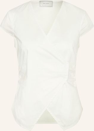 Neo Noir Neo Noir Bluse Fidi In Wickeloptik weiss