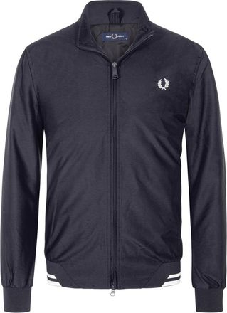 Fred Perry Bomberjacke mit Zip und Lorbeerkranz-Stickerei in