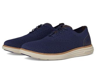 Cole Haan Chaussures Oxford Originalgrand Remastered Stitchlite pour homme, Bleu marine/chocolat fonc&eacute;/doublure argent&eacute;e, 11 Wide