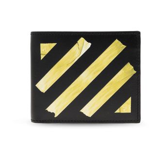 Off-white Homme, Accessoires, Noir, Taille: ONE Size Lea002-1016 Portefeuille en cuir