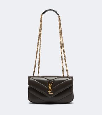 Saint Laurent Sac port&eacute; &eacute;paule Loulou Mini en cuir
