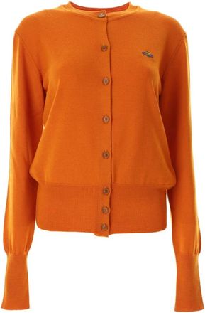 Vivienne Westwood Femme, Pulls, Orange, Taille: 38 FR Bea Cardigan
