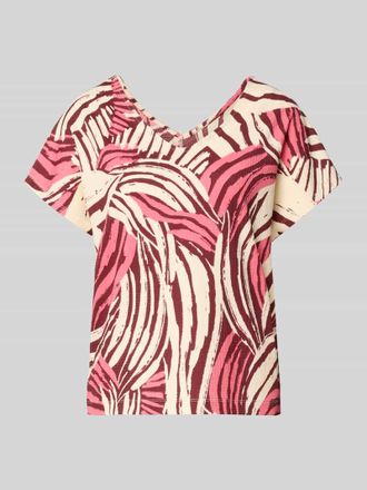 s.Oliver Red Label Relaxed Fit T-Shirt mit Allover-Muster