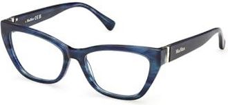 Max Mara MM5228 092 Lunettes pour femme Bleu clair/corne 53/17/140