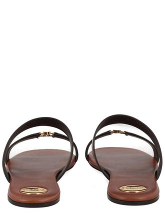 Saint Laurent Babylone Sandals - Brown