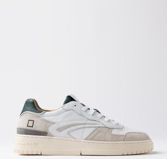 D.A.T.E. torneo pure vintage calf white-green