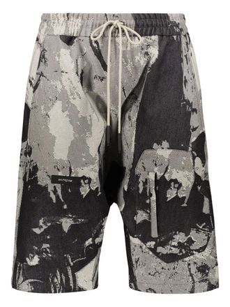 ISO.POETISM short en coton - Noir