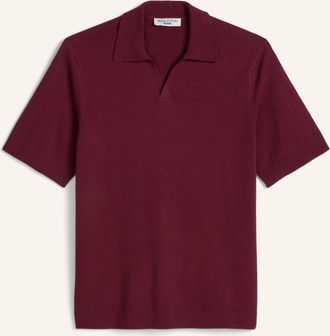 Marc O'Polo Denim Marc Opolo Denim Strick-Poloshirt rot