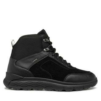 Geox Schn&uuml;rstiefeletten Geox D Spherica 4X4 B Abx D4626B 08522 C9999 Schwarz