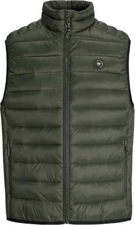 Jack & Jones Jjebradley Light Bodywarmer Collar Noos, Colophane, XL