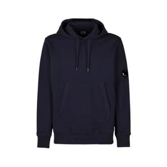 C.P. Company Diagonal Raised Fleece Hoodie - - Sweatshirts & Hoodies - Herren - Blau - 2XL