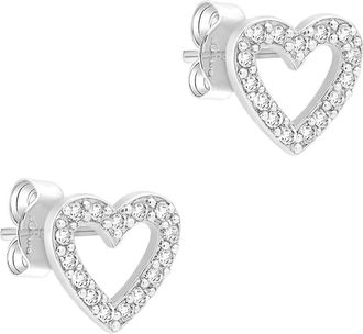 s.Oliver Ohrring - Elegante Ohrstecker aus poliertem 925er Sterlingsilber - silber - wasserfest & hautfreundlich