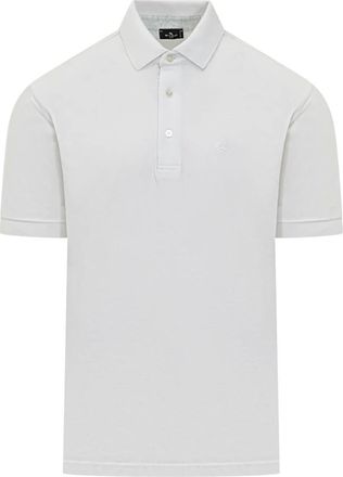 Etro Homme, Tops, Blanc, Taille: 2XL Polo avec D&eacute;tails Imprim&eacute;s