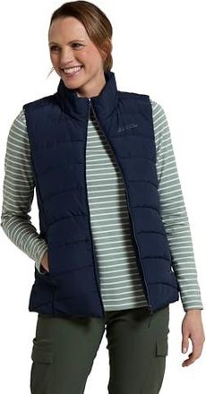 Mountain Warehouse Opal Doudoune pour Femme - Veste matelass&eacute;e l&eacute;g&egrave;re, sans Manche, Hydrofuge, r&eacute;sistante Eau et Pluie - Montagne, randonn&eacute;e, Running, mi-Saison, Hiver B