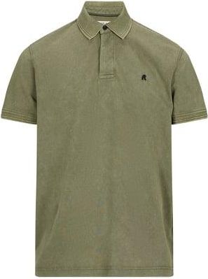 Replay Polo manches courtes d&eacute;lav&eacute; en coton