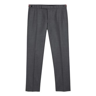 Thom Browne Homme, Pantalons, Gris, Taille: 2XL Pantalon en laine