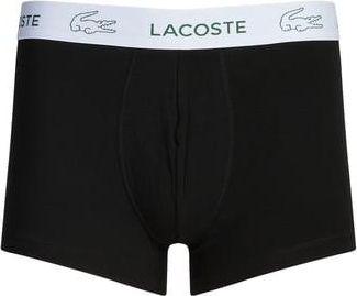 Lacoste Lot de 3 boxers en coton m&eacute;lang&eacute;
