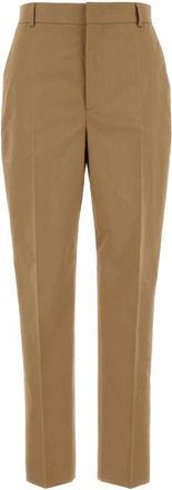 Moschino Femme, Pantalons, Brun, Taille: 38 FR Cropped Pantalons