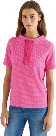 Cecil Two-Tone T-Shirt Beetroot pink XXL