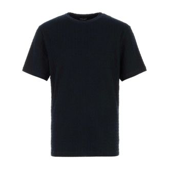 Giorgio Armani Homme, Tops, Bleu, Taille: L T-shirt textur&eacute;